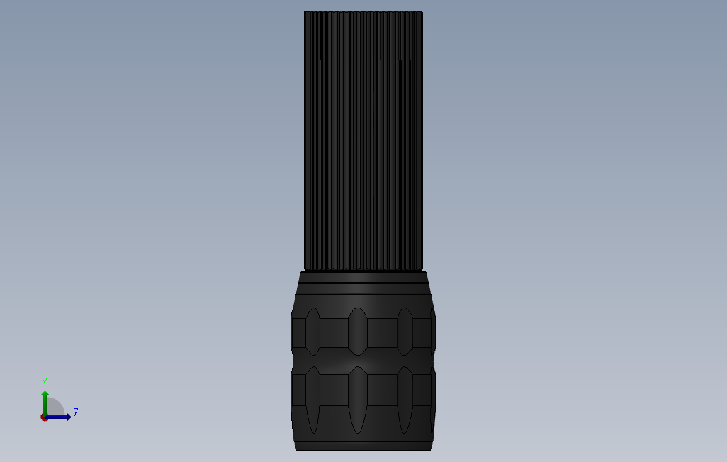 工程手电筒solidworks 2022模型图纸下载 懒石网