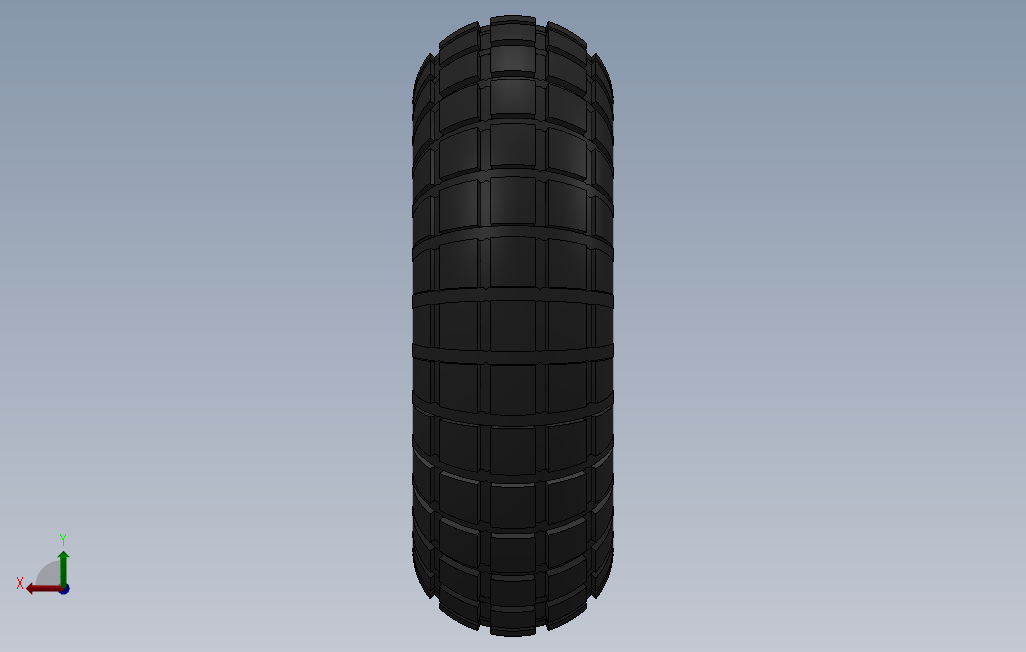 充气轮胎车轮solidworks 2017模型图纸下载 懒石网