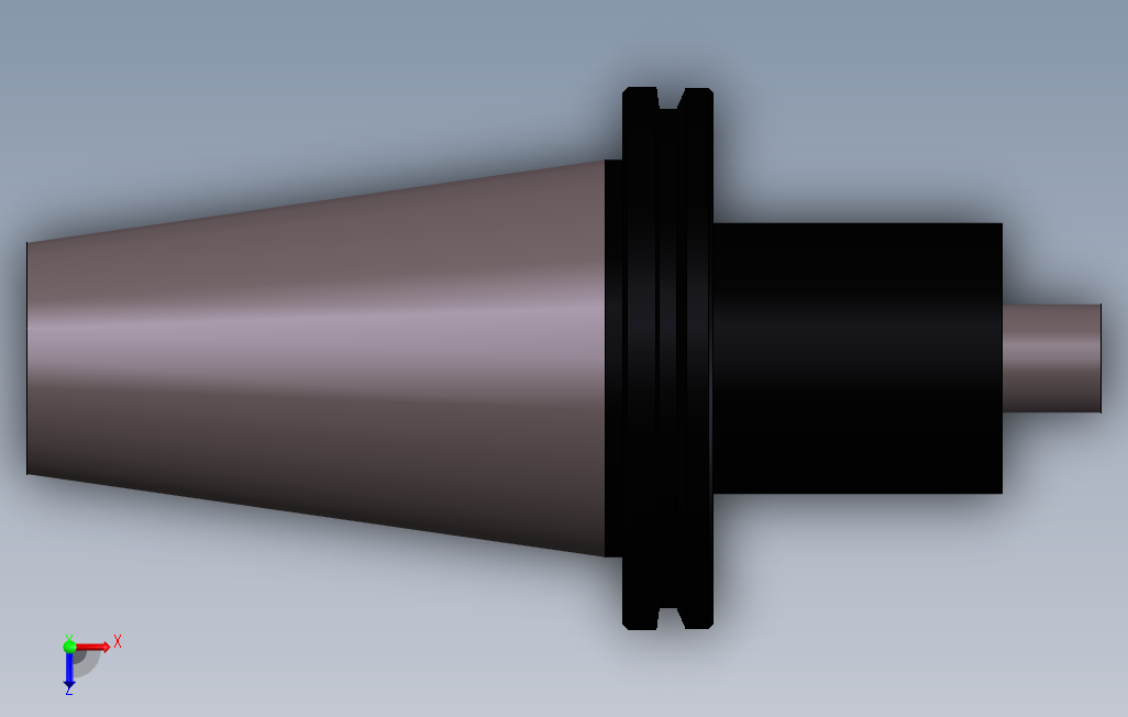 50锥度刀架solidworks 2014模型图纸下载 懒石网