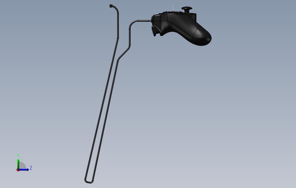 游戏手柄solidworks 2018模型图纸免费下载 懒石网
