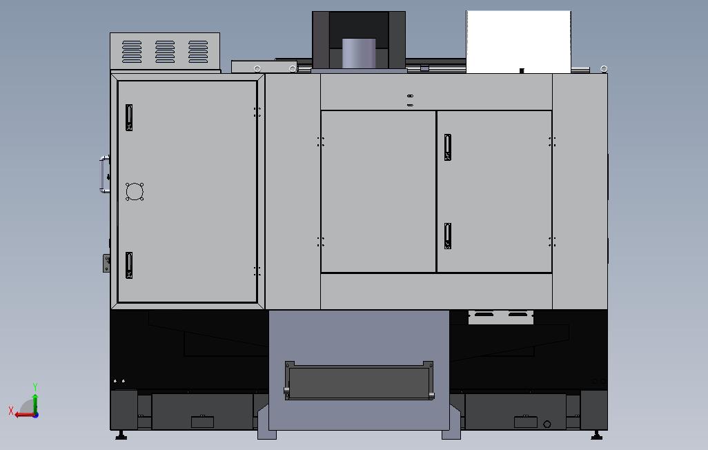 850L加工中心钣金外壳_SOLIDWORKS 2012_模型图纸免费下载 – 懒石网