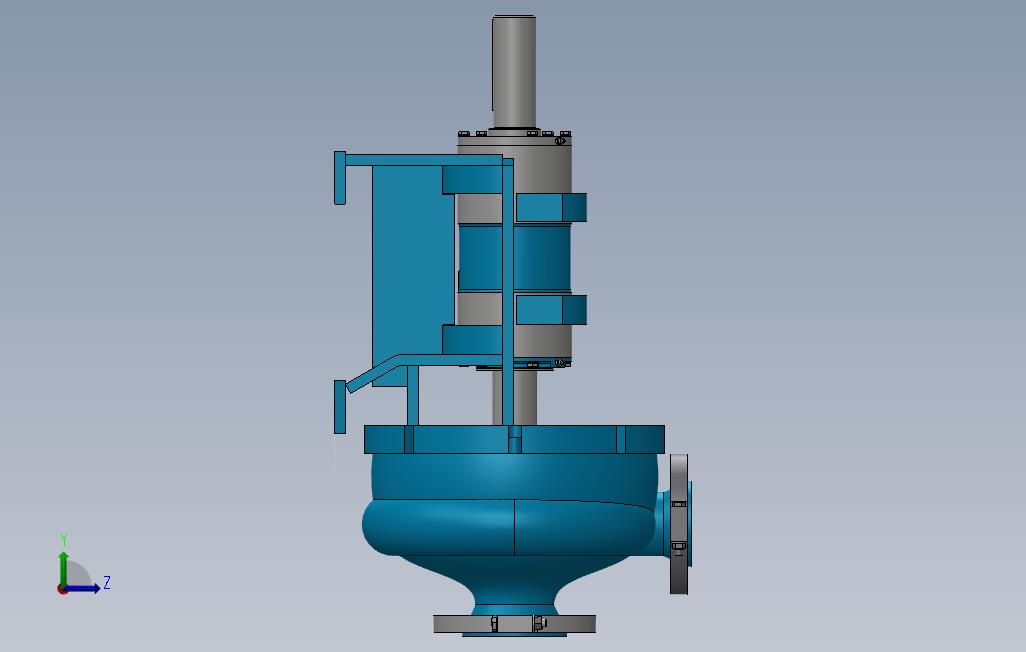 卧式离心水泵头hm100___模型图纸免费下载 – 懒石网