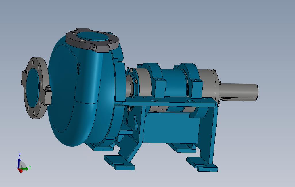 卧式离心水泵头hm100___模型图纸免费下载 – 懒石网