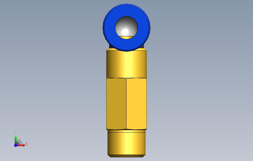 气动直角快速接头φ8～1 4solidworks 2011模型图纸免费下载 懒石网
