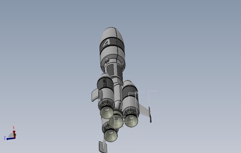 ESA火箭KRONUS4_SOLIDWORKS 2014_模型图纸免费下载 – 懒石网