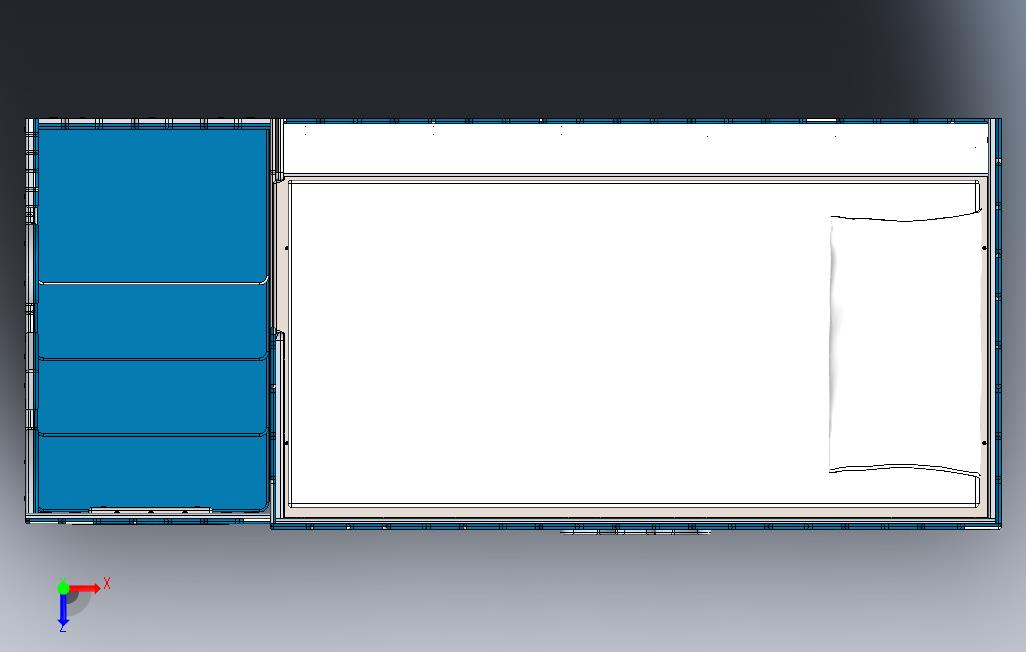 床儿童的 堡垒”，第二层的游乐区。solidworks 2013模型图纸免费下载 懒石网