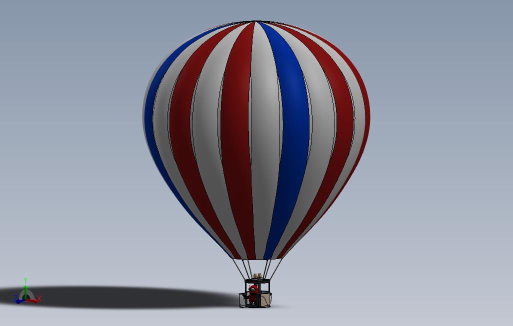 Gc伟大的渲染挑战 带格雷比的热气球1solidworks 2013模型图纸免费下载 懒石网