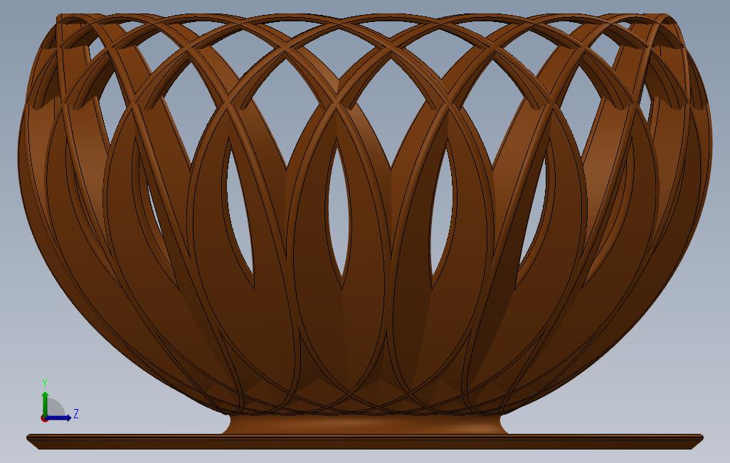 巧克力糖果碗（用于3d食品打印）1solidworks 2014模型图纸免费下载 懒石网