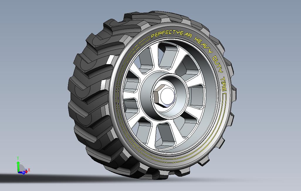 275 tire_SOLIDWORKS_可下载图纸_模型下载 – 懒石网