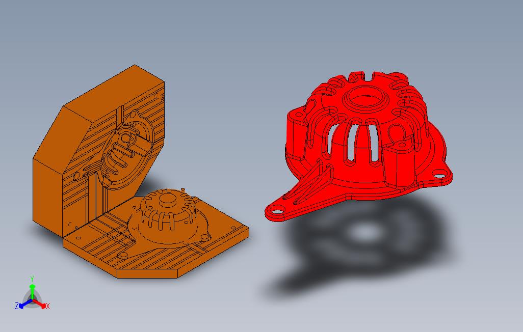 T型接头模具trinota1solidworks 2016模型图纸免费下载 懒石网