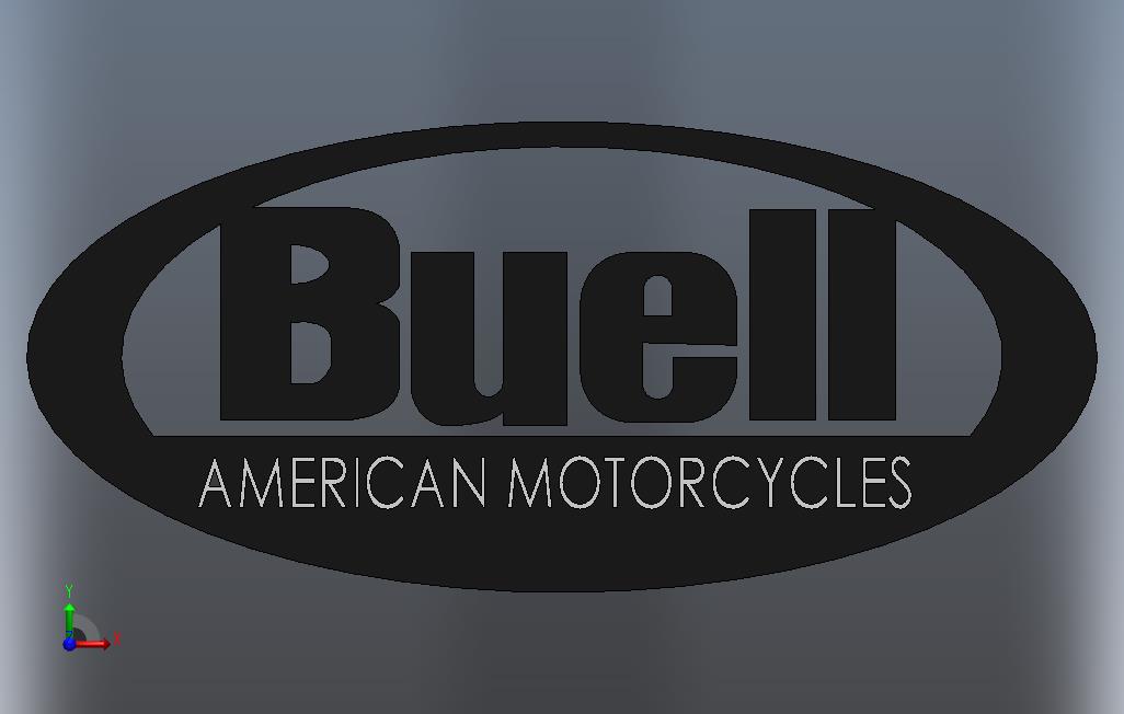 Buell徽标_logo_SOLIDWORKS 2011_模型图纸免费下载 – 懒石网