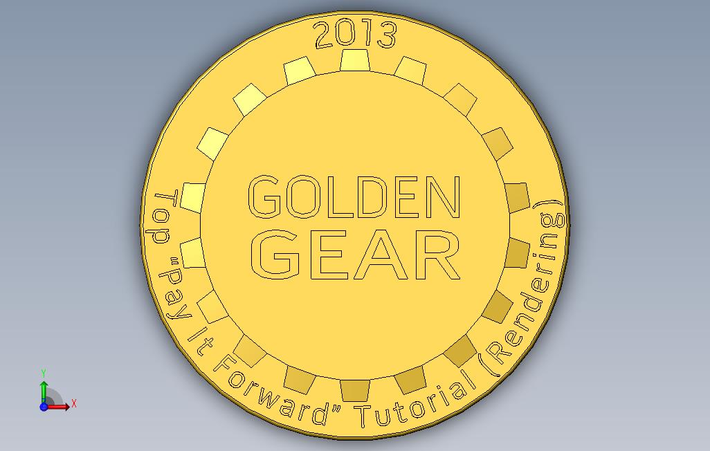 Goldengear翻领领带夹1solidworks 2012模型图纸免费下载 懒石网