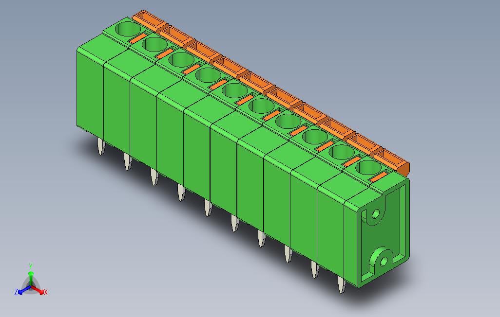 PCB端子块FFKDS508_2_STEP_模型图纸免费下载 – 懒石网