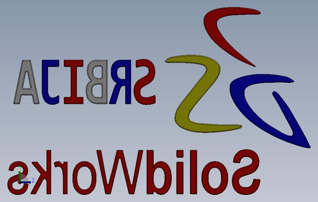 SW标志_SOLIDWORKS 2010_模型图纸免费下载 – 懒石网