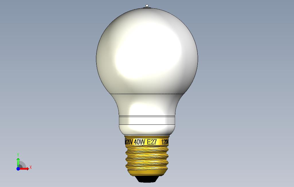LED灯泡_4_IGES_模型图纸免费下载 – 懒石网