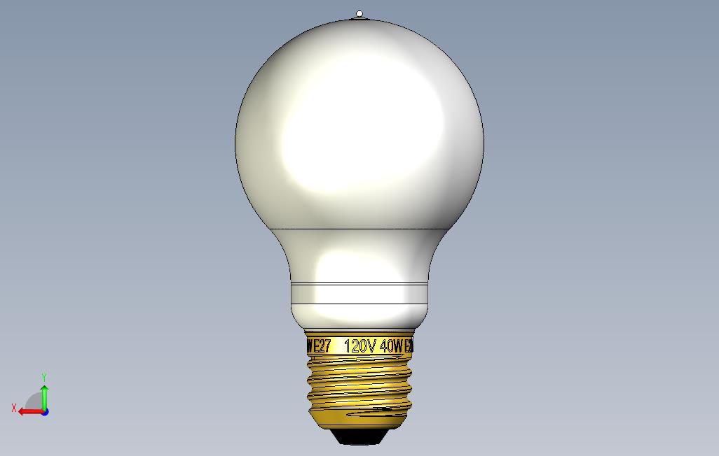 LED灯泡_4_IGES_模型图纸免费下载 – 懒石网