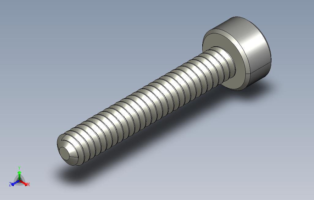公制插座头螺钉的集合_STEP_模型图纸免费下载 – 懒石网