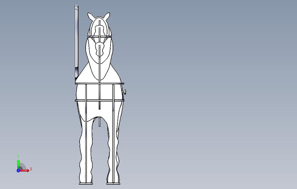 以Horse的形式搁置_SOLIDWORKS 2018_模型图纸免费下载 – 懒石网