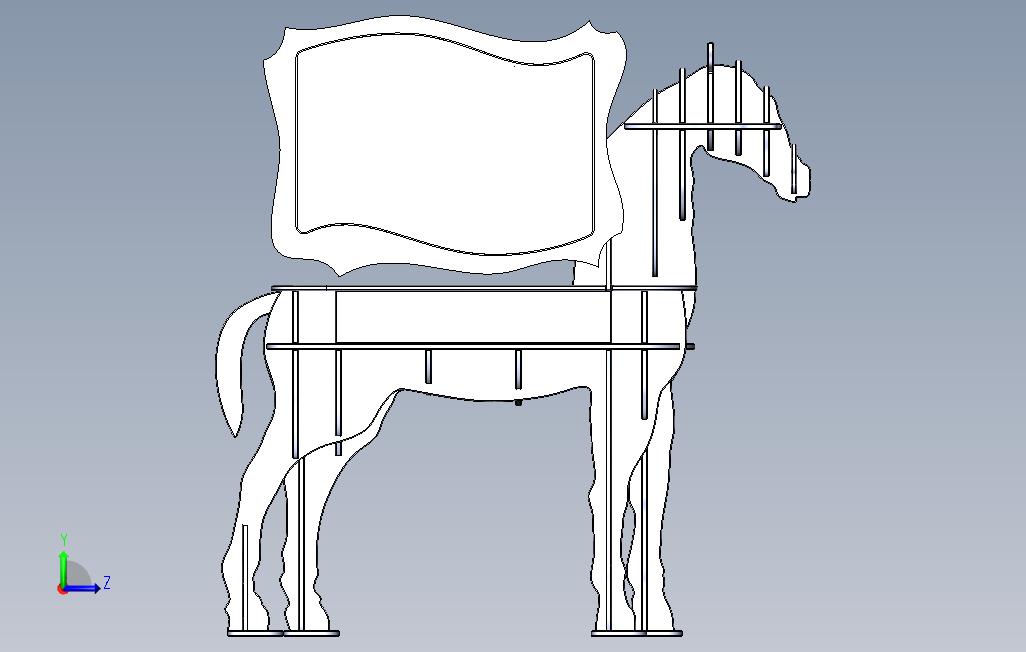 以Horse的形式搁置_SOLIDWORKS 2018_模型图纸免费下载 – 懒石网