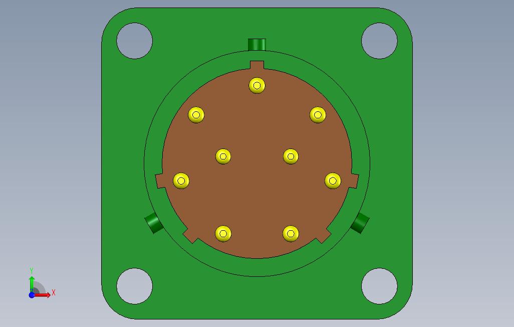 Amphenol连接器PT02E128P_8p_SOLIDWORKS 2011_模型图纸免费下载 – 懒石网