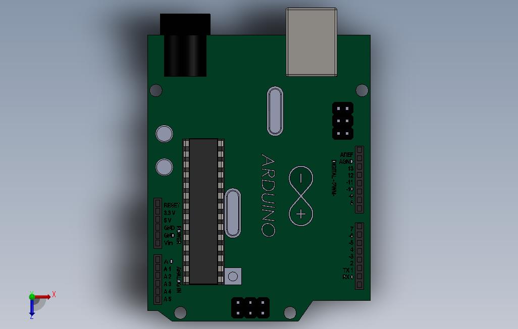 arduino一_SOLIDWORKS 2016_模型图纸免费下载 – 懒石网