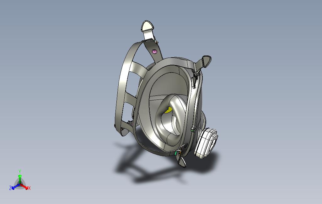 3M全脸呼吸器_STEP_模型图纸免费下载 – 懒石网