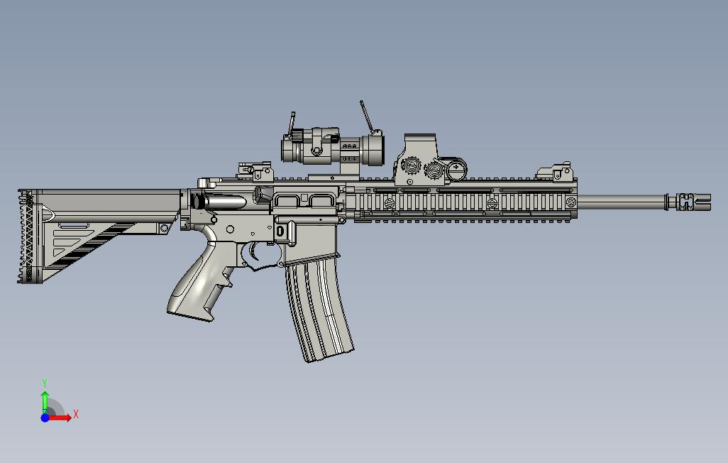 AR15蓝图集合_STEP_模型图纸免费下载 – 懒石网