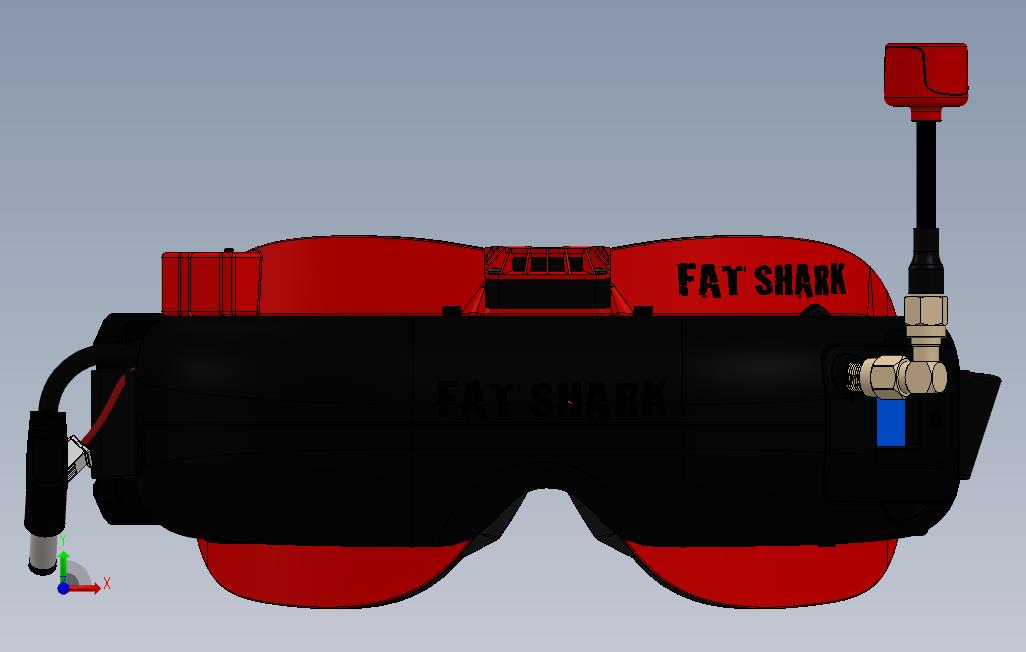 Fatshark态度v4fpv护目镜solidworks 2016模型图纸免费下载 懒石网