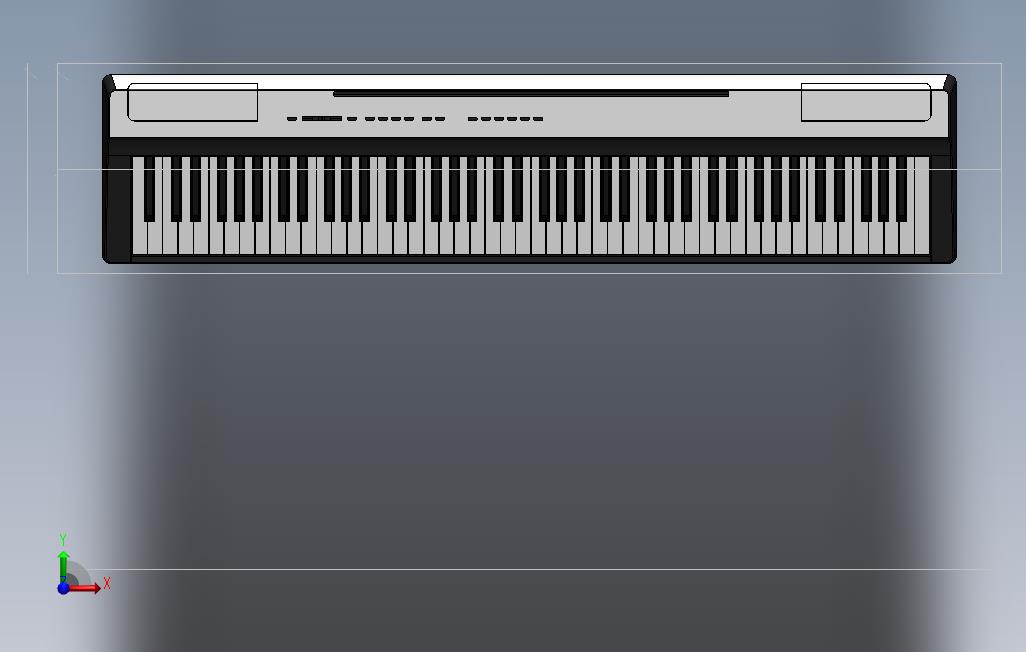 P125数字钢琴_SOLIDWORKS 2016_模型图纸免费下载 – 懒石网