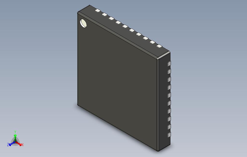 QFN包装_IGES_模型图纸免费下载 – 懒石网