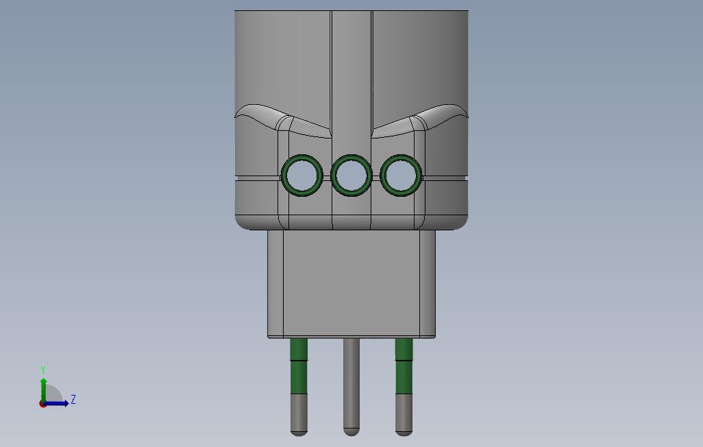 Schuko插塞适配器solidworks 2016模型图纸免费下载 懒石网
