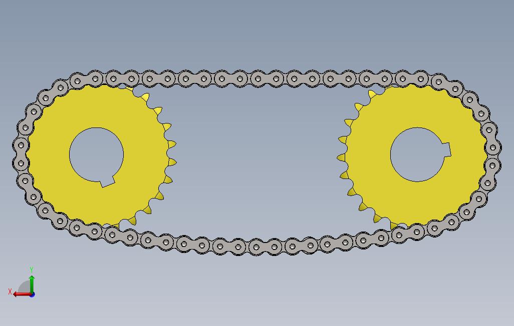 Solidworks教程104机制链和链轮设计组装solidworks的运动研究part03solidworks 2016模型图纸免费下载