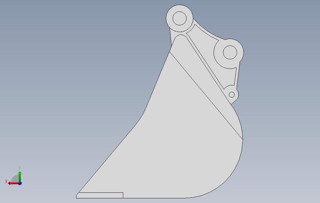 Solidworks教程99通过solidworks简单设计绘制solidworks的挖掘机斗2solidworks 2014模型图纸