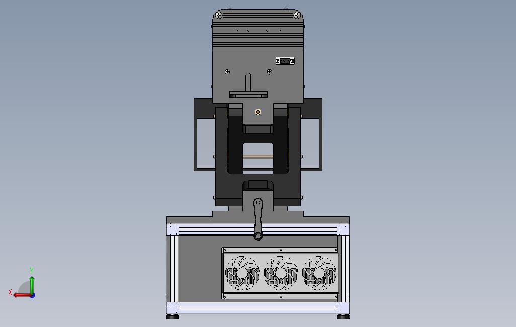 光纤激光标记solidworks 2015模型图纸免费下载 懒石网