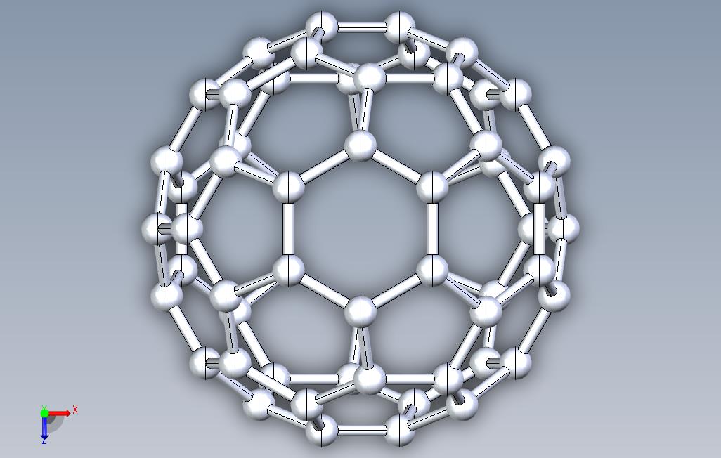 富勒烯C60_STEP_模型图纸免费下载 – 懒石网