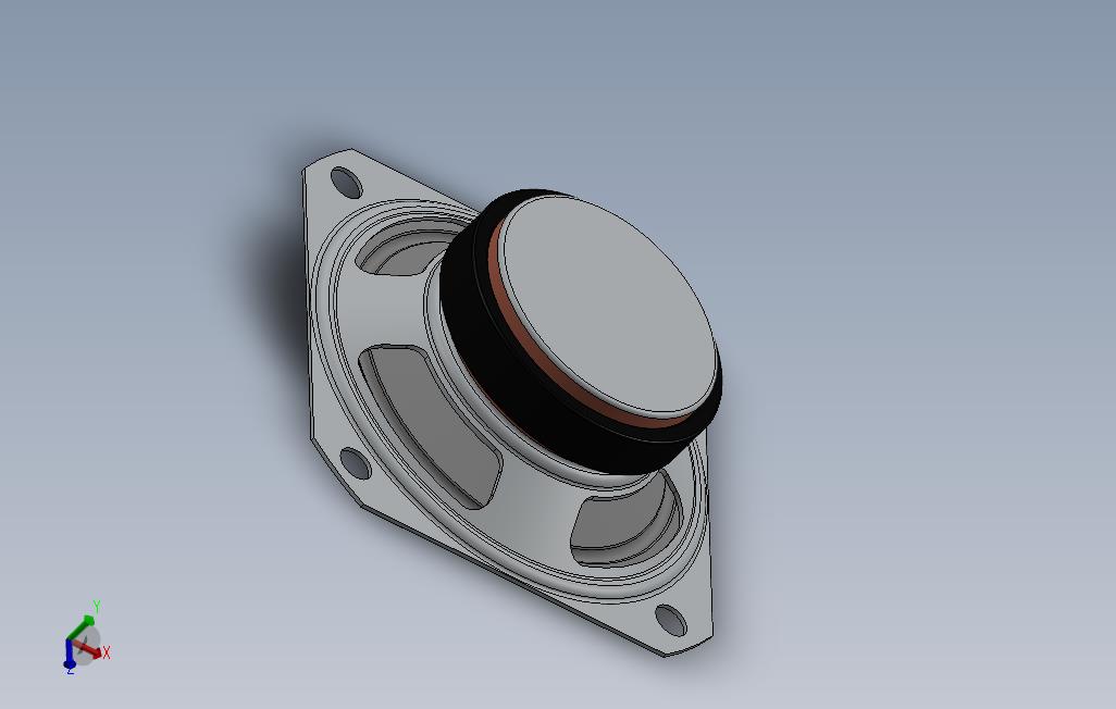 扬声器48solidworks 2014模型图纸免费下载 懒石网