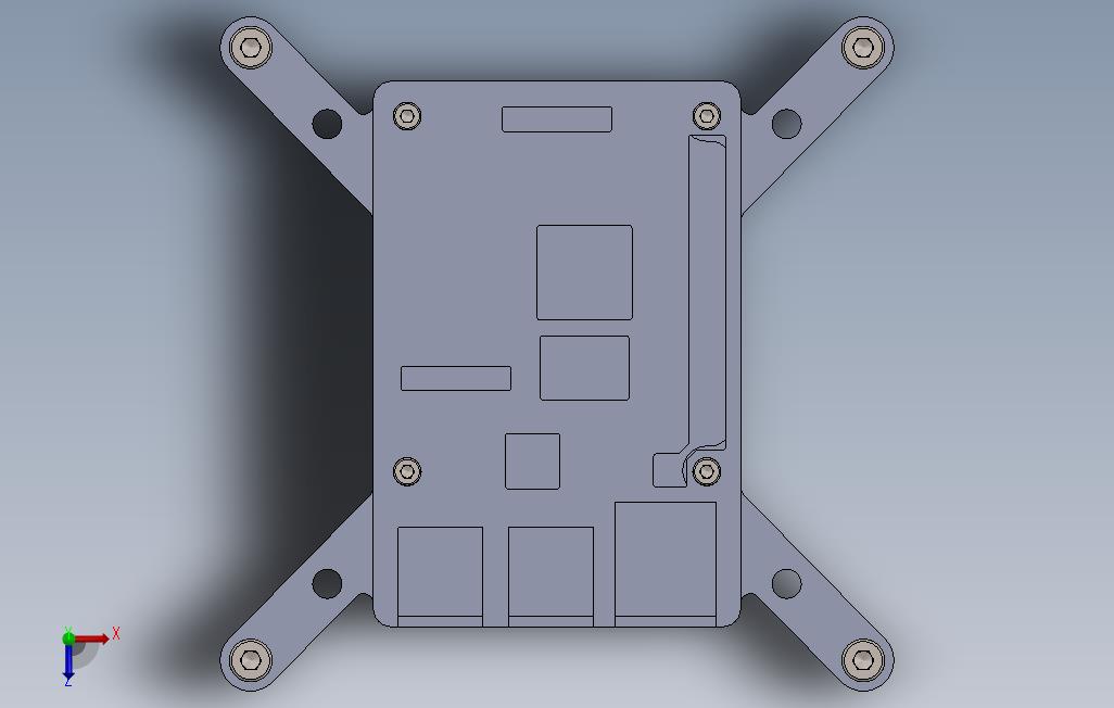 raspberry皮4modelBVESAcase_SOLIDWORKS 2018_模型图纸免费下载 – 懒石网