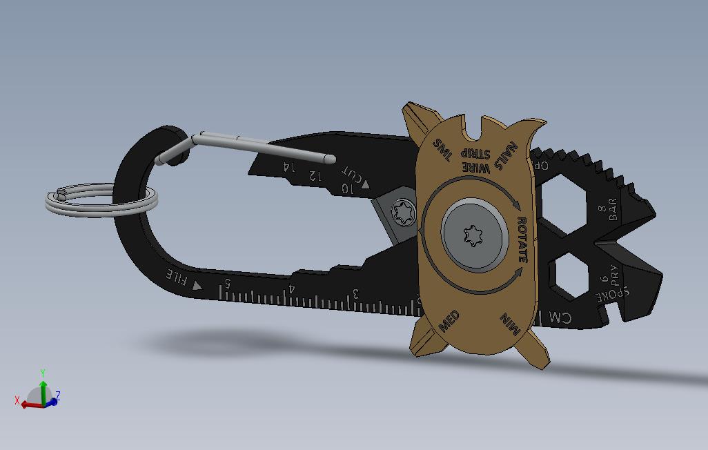 Keychain真正的UtilityFixrMultiTool_SOLIDWORKS 2016_模型图纸免费下载 – 懒石网