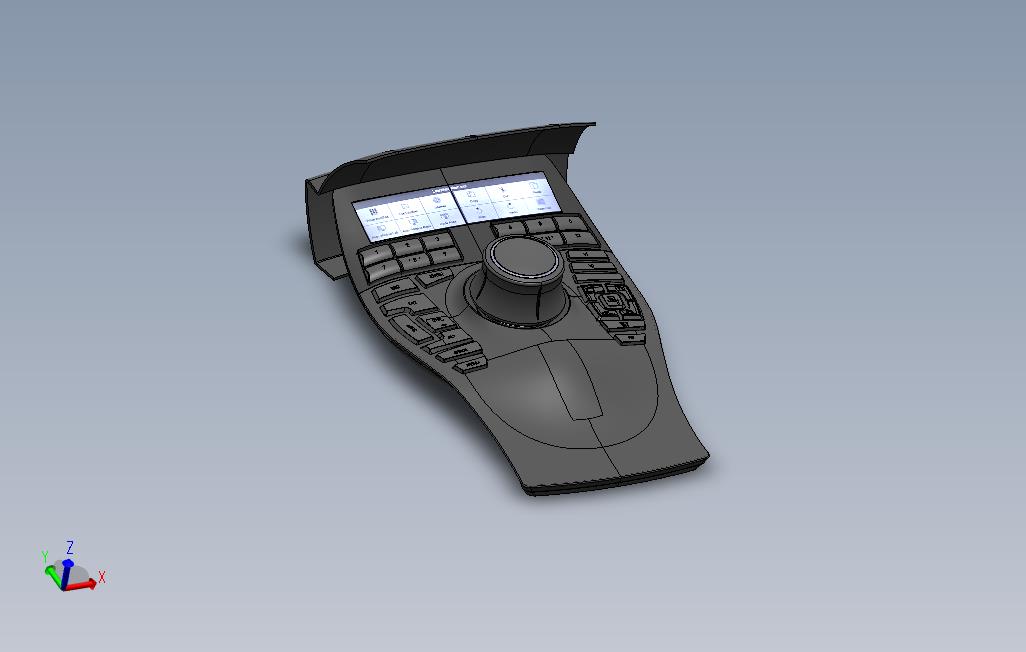 SpaceMouse企业遮阳板_SOLIDWORKS 2017_模型图纸免费下载 – 懒石网