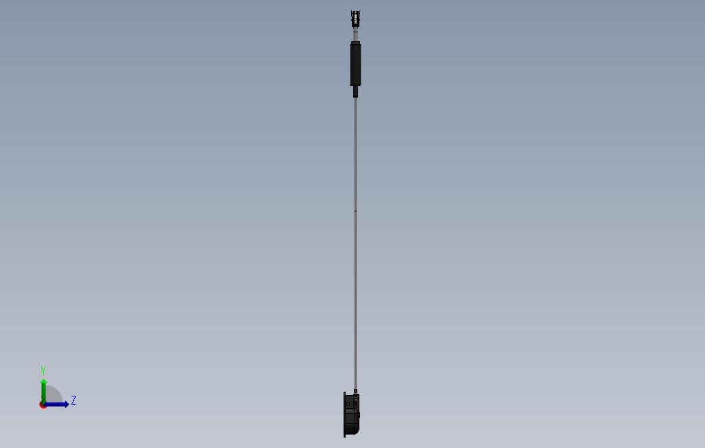 气压弹簧solidworks 2009模型图纸免费下载 懒石网