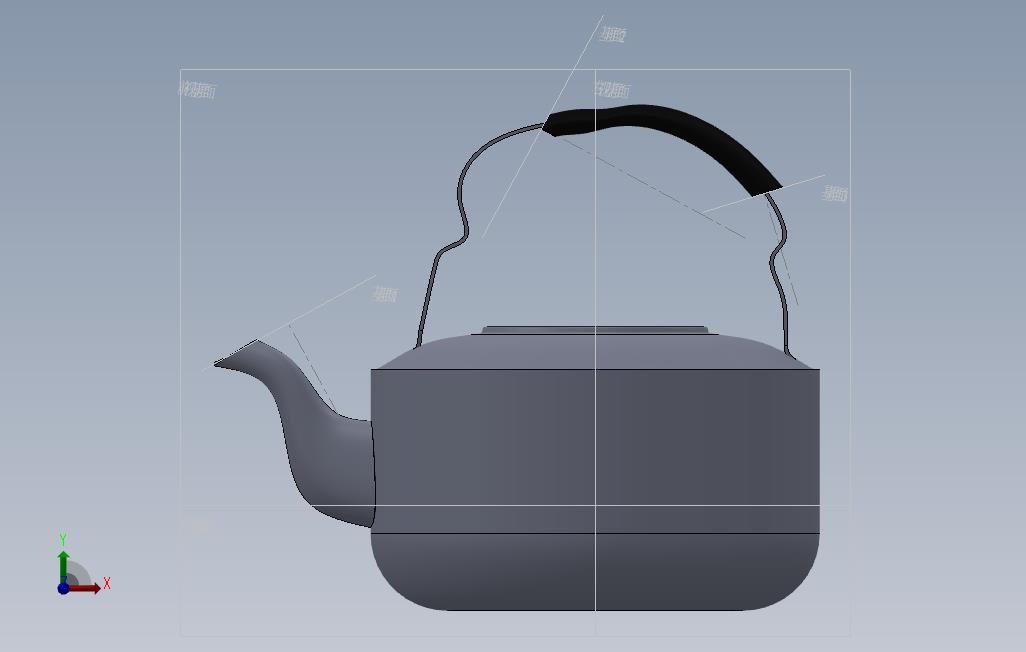 水壶54solidworks 2018模型图纸免费下载 懒石网