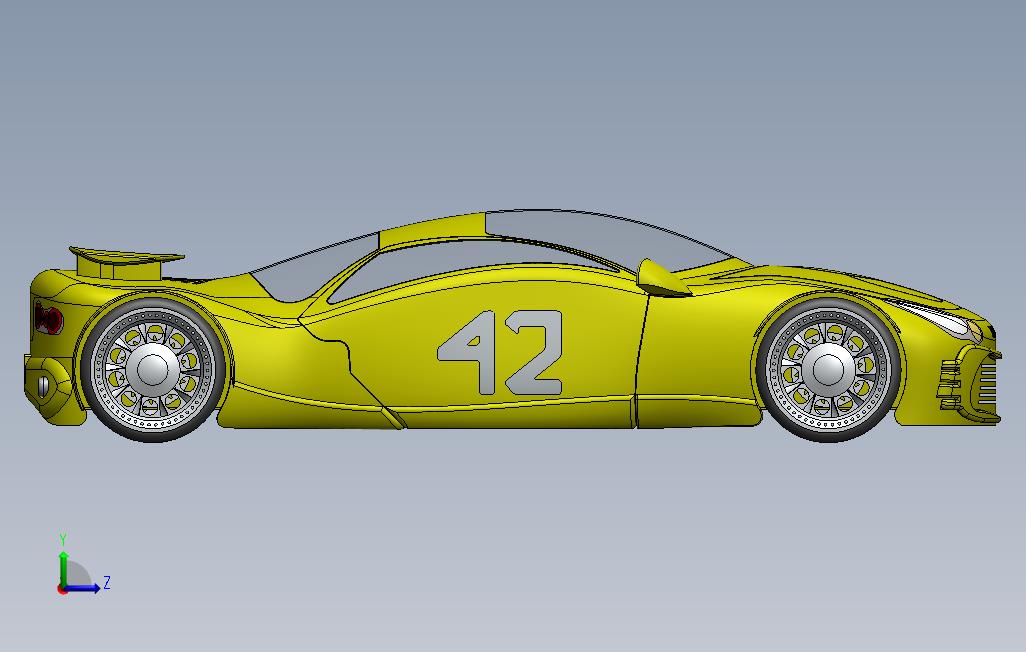 汤米枪赛车solidworks 2014模型图纸免费下载 懒石网