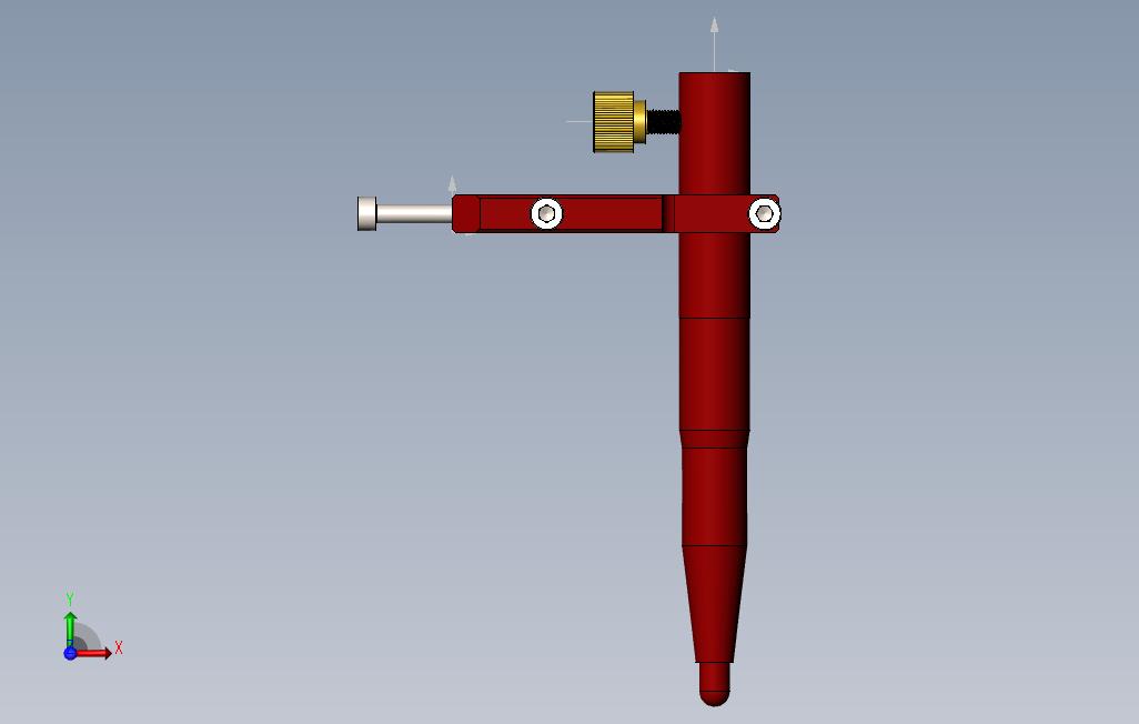 激光切割和雕刻机的自动对焦传感器solidworks 2016模型图纸免费下载 懒石网