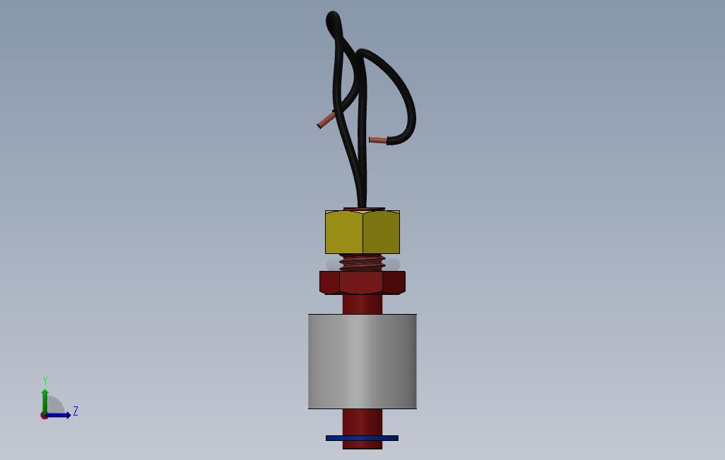 电动迷你浮标solidworks 2016模型图纸免费下载 懒石网