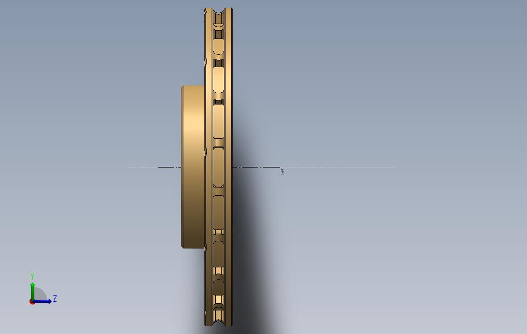 盘式制动器开槽钻孔solidworks 2014模型图纸免费下载 懒石网