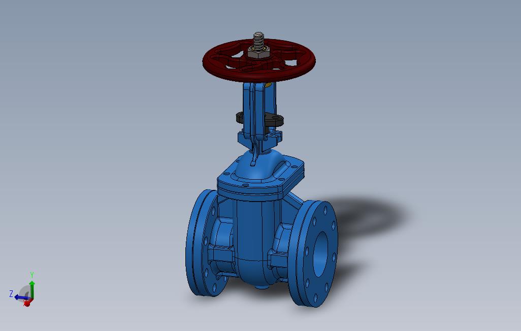 闸阀_96_SOLIDWORKS 2016_模型图纸免费下载 – 懒石网