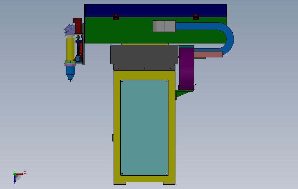 坐标激光打标焊接机sw17可编辑solidworks 2017模型图纸免费下载 懒石网