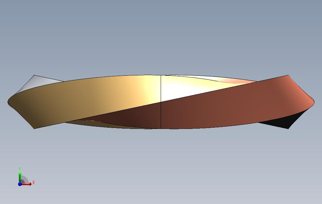 金属的莫比乌斯solidworks 2014模型图纸免费下载 懒石网