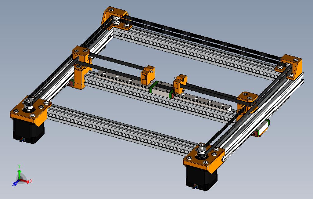 CoreXY框架（v.2.0）_SOLIDWORKS 2013_模型图纸免费下载 – 懒石网