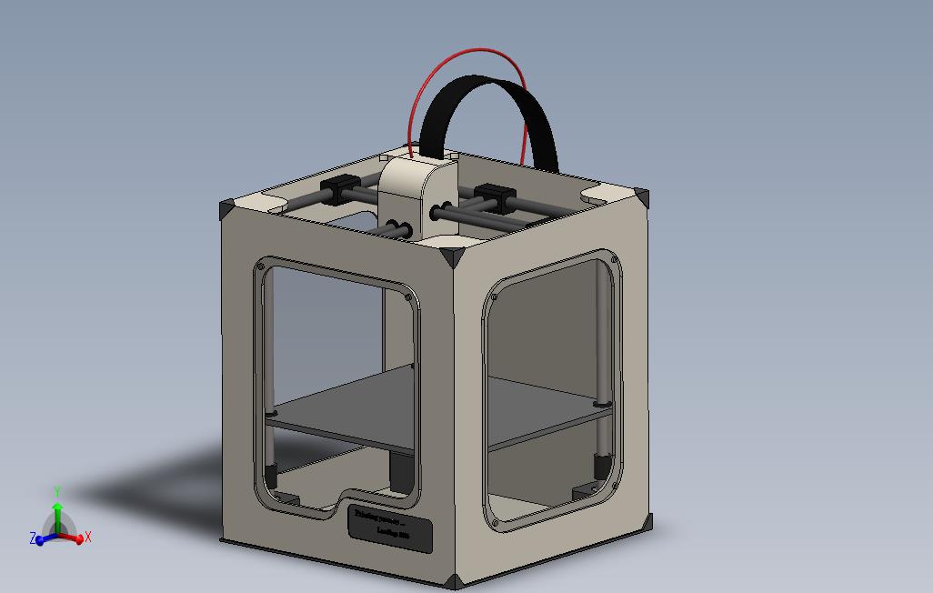 三维打印机-FDM技术_SOLIDWORKS 2017_模型图纸免费下载 – 懒石网